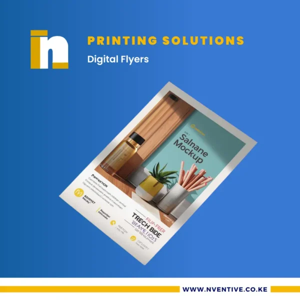 Quality 150 GSM Digital Flyers Printing At Nventive